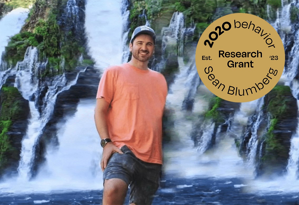 The Sean Blumberg Research Grant - 2020 Behavior